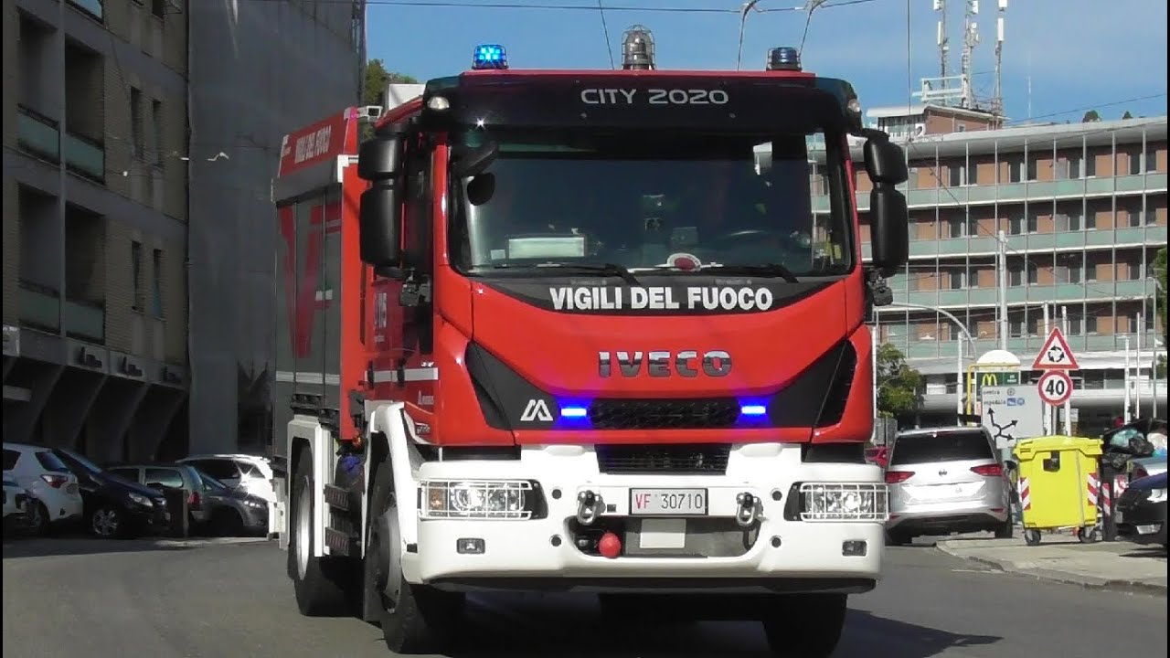 APS Iveco City 2020 & VW Caddy VVF di Ancona in Emergenza / Italian ...