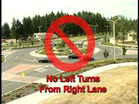 Driving Modern Roundabouts - YouTube