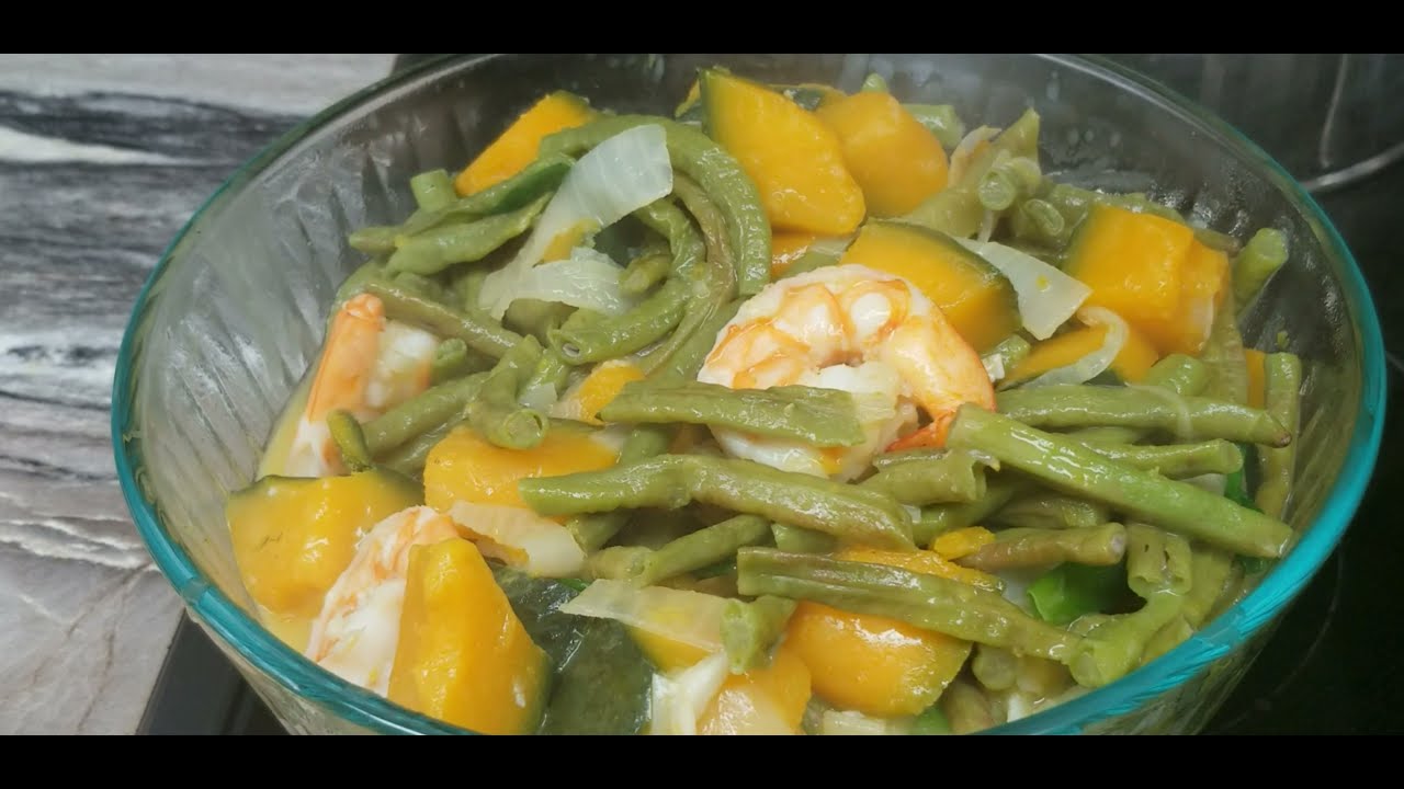 vegetables with coconut milk #ginataang gulay with shrimp #panlasang ...