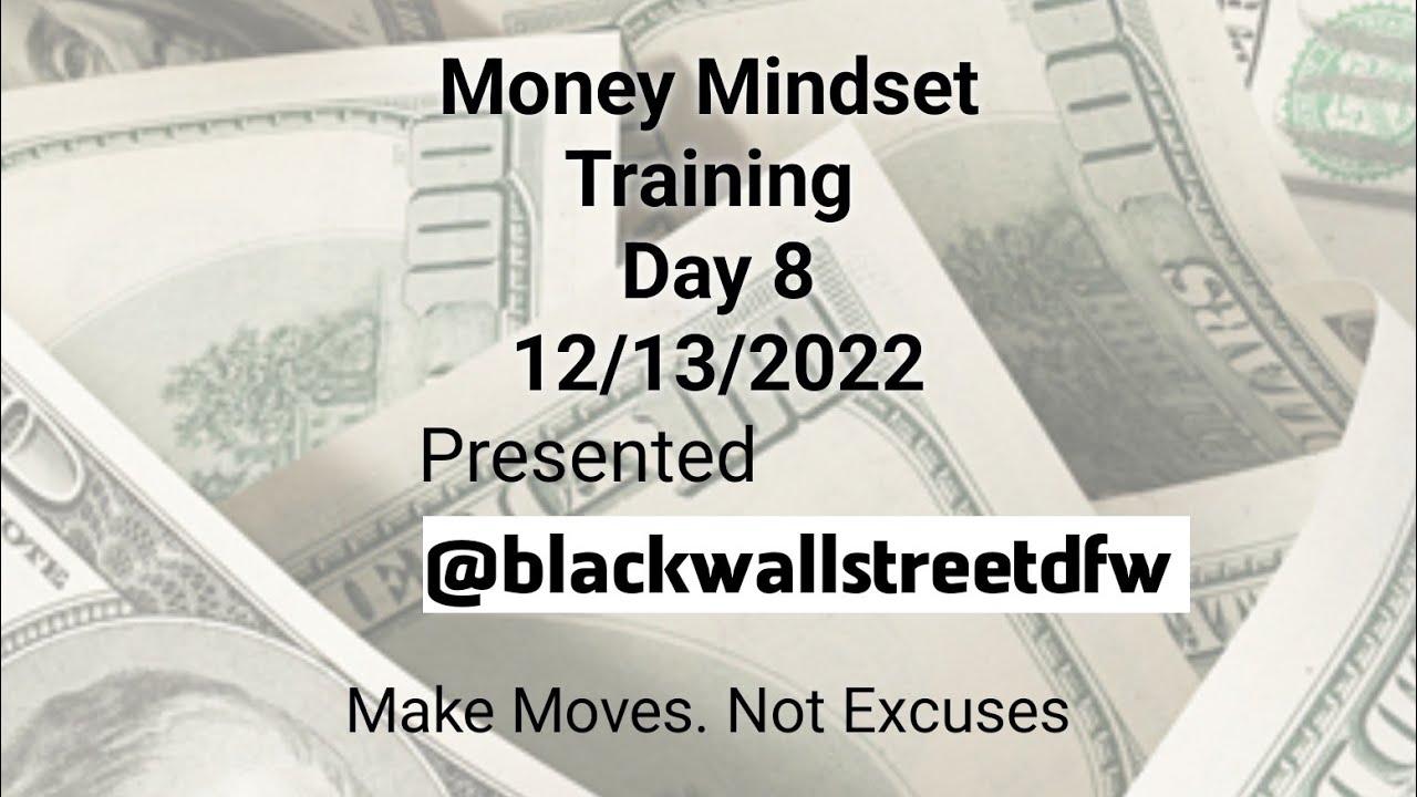 Day 8: Money Mindset Training - YouTube