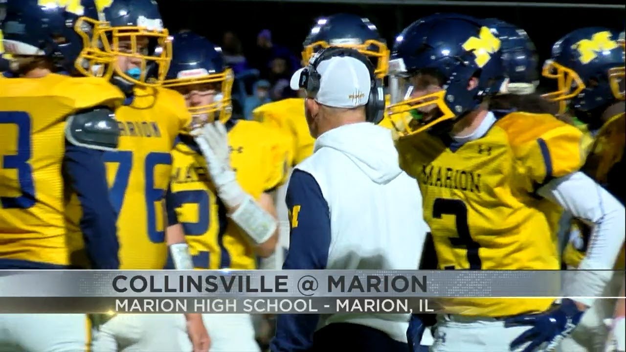 Collinsville football spoils Marion's homecoming, Kahoks shutout ...