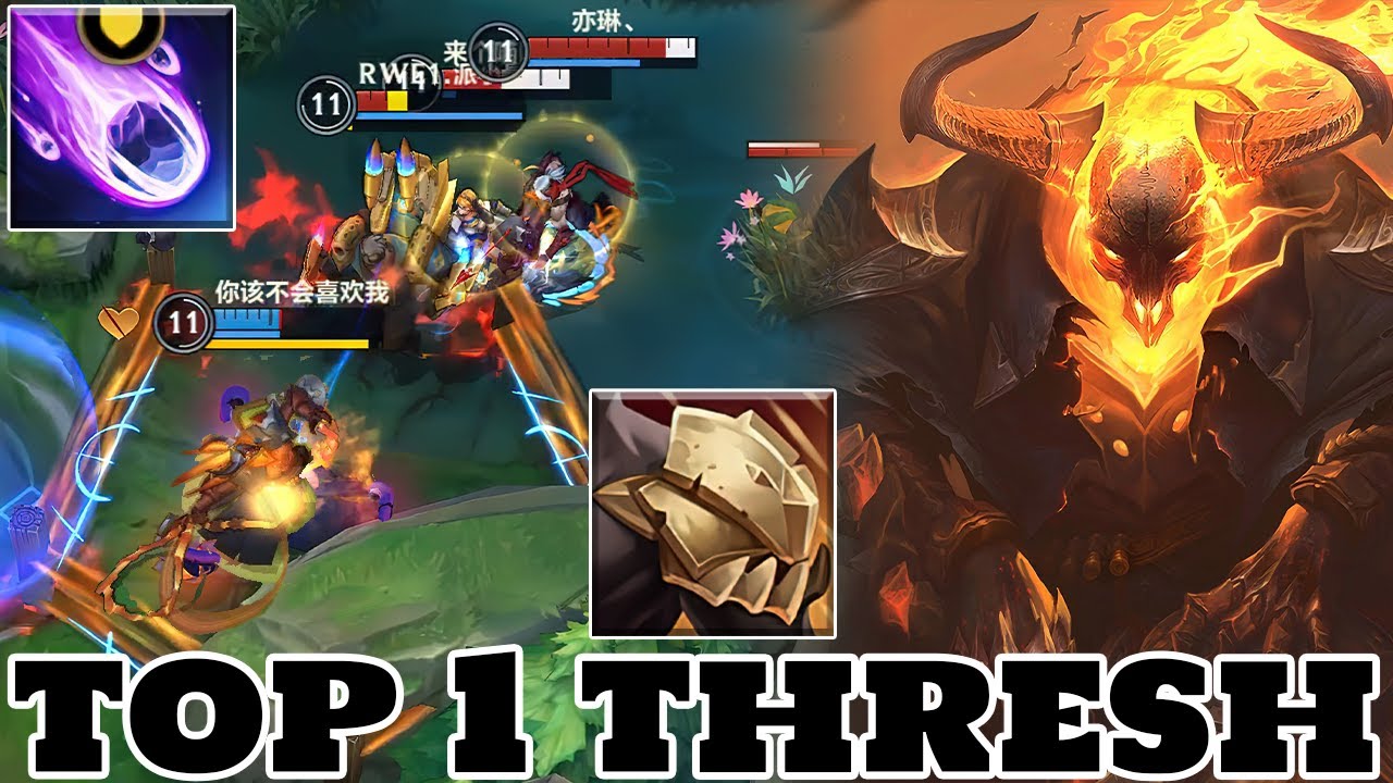 Wild Rift Thresh - Top 1 Thresh Gameplay Rank Challenger - YouTube
