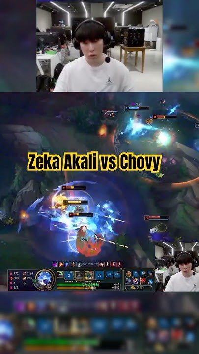 HLE Zeka Akali Fly Carry vs Chovy🔥#lol #leagueoflegends #chovy#zeka#lck#lmht - YouTube