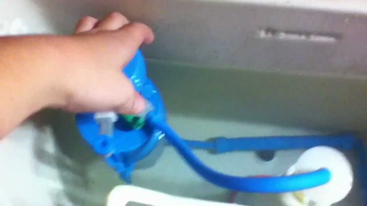 New toilet fill valve - YouTube