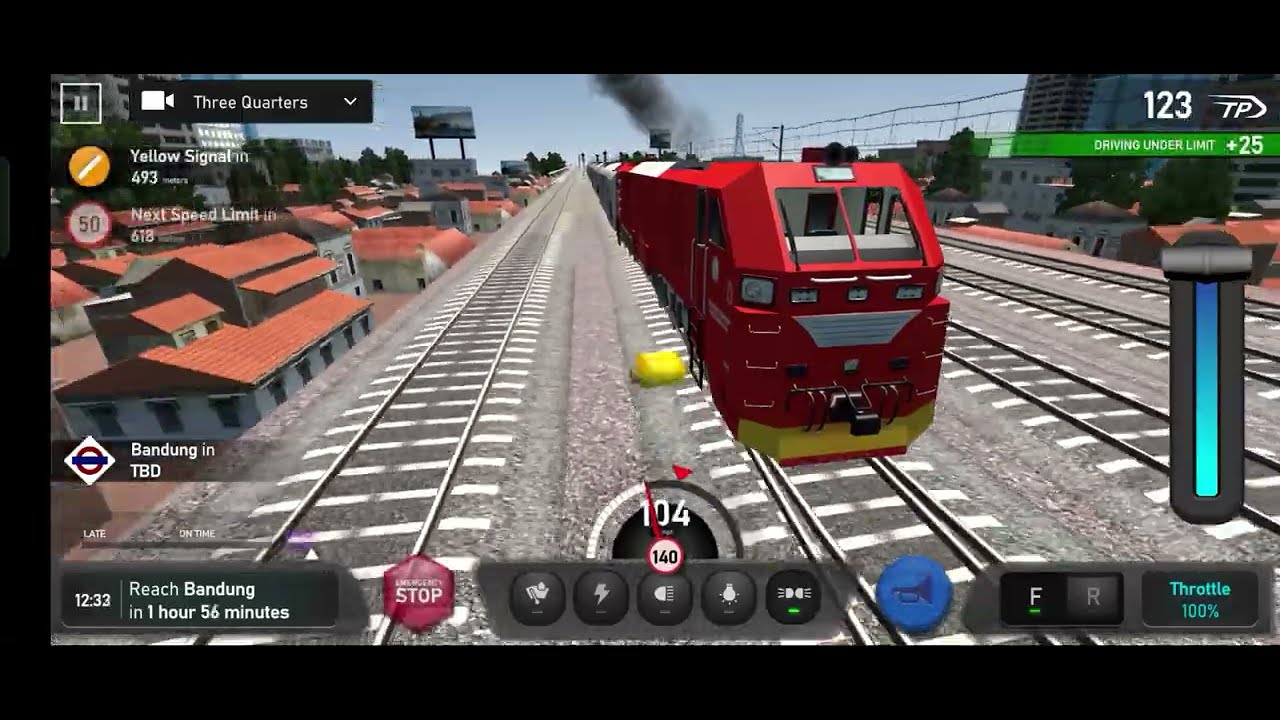 Train simulator CC205 locomotive with economy premium coach👍 - YouTube