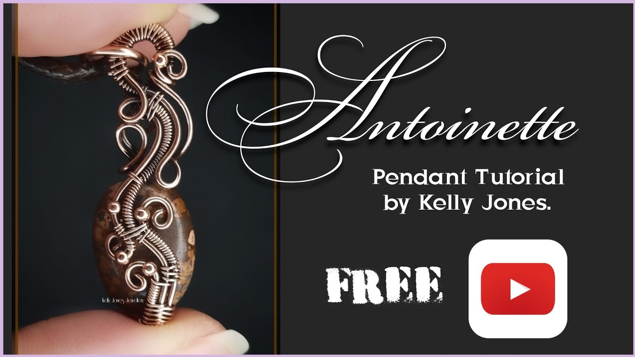 Wire wrap pendant tutorial. - YouTube
