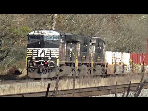 NS Christiansburg District (10/20/2022) UP, DPU, NW Caboose, SD40-2, ES44DC, AC44C6M, ES44AC ...