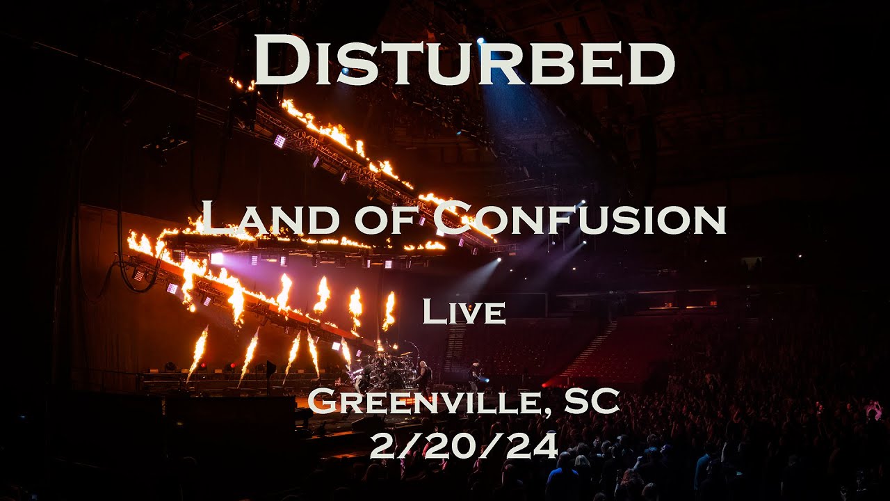 Disturbed Land of Confusion live Greenville, SC 2/20/24 - YouTube