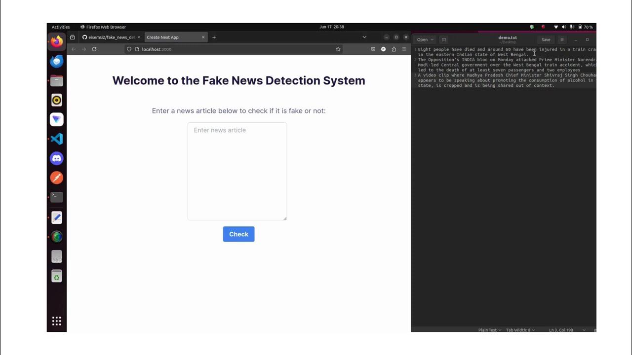 Fake News Detection System - YouTube
