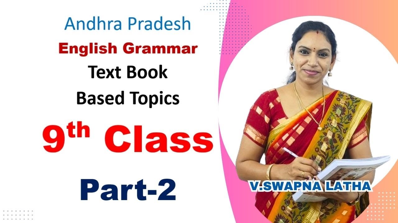 A.P TET+DSC English Grammar Textbook Topics for Class-9, Part-2 - YouTube