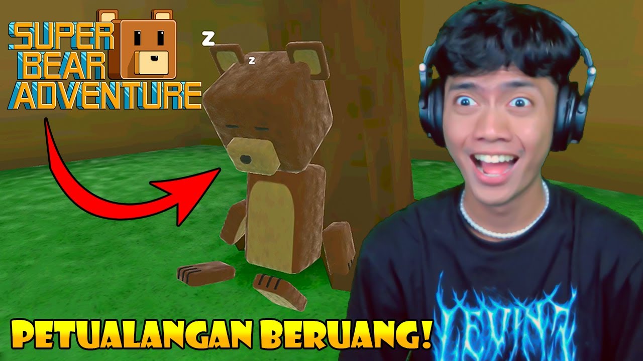 AKU MENCOBA GAME BERUANG LOMPAT! Super Bear Adventure - Indonesia (Part ...