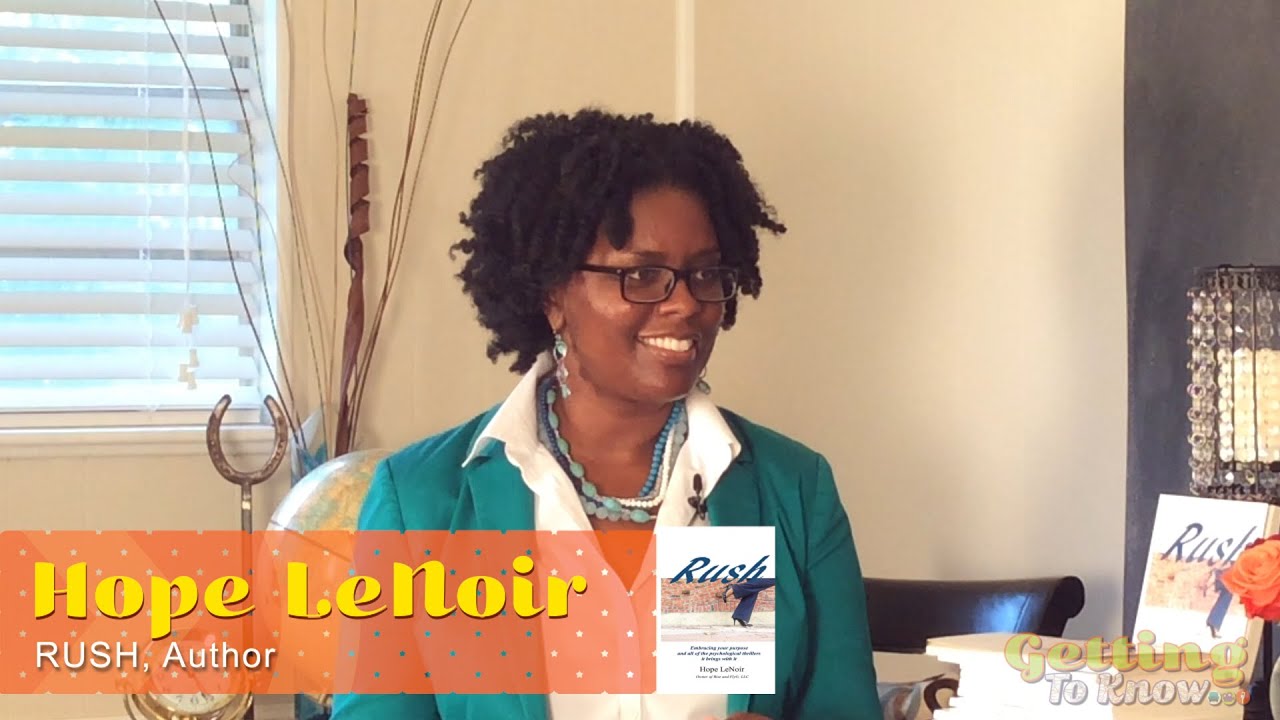 Getting To Know...Hope LeNoir Condensed Interview - YouTube