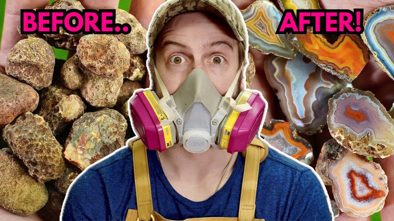 I Cut Open 3 POUNDS of African Malawi Agates! - YouTube