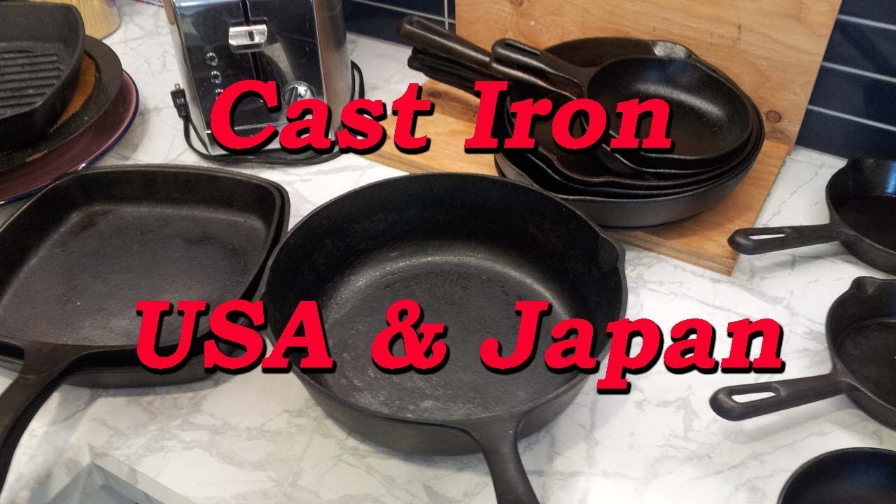 Cast Iron Cookware! , USA & Japan, PART 1 of my Cast Iron. See the link ...