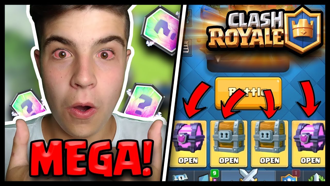 MEGA CHEST OPENING & ÚTOKY | CLASH ROYALE CZ/SK | OGY - YouTube