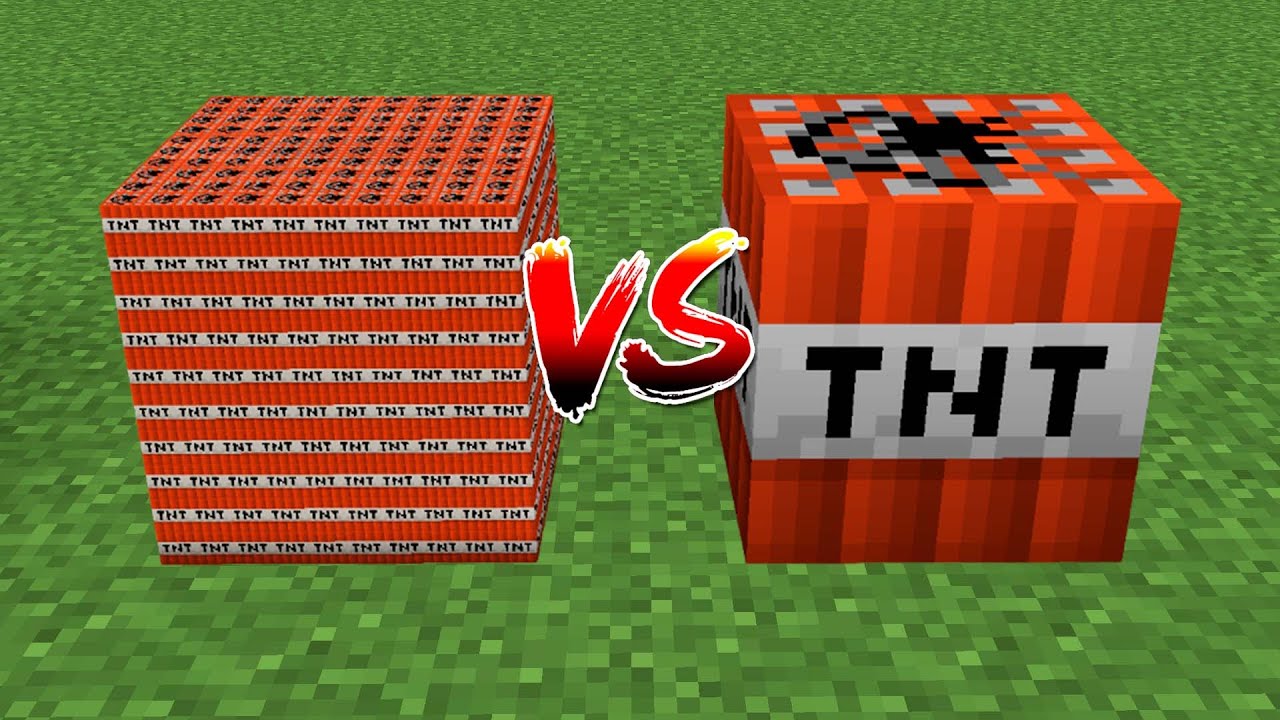4096 mini tnt vs 1 tnt ? - YouTube