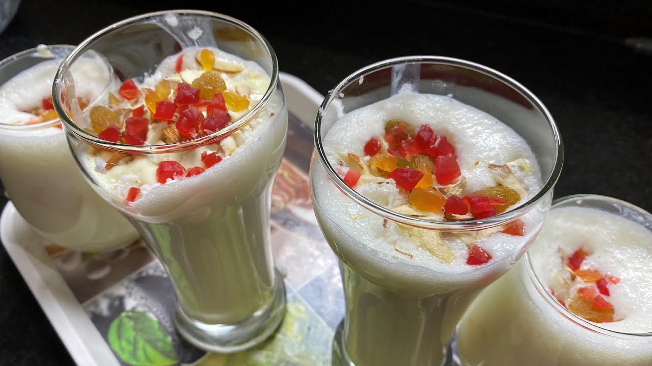 Rabri Lassi | make all seasonal lassi | Sweet lassi recipe - YouTube