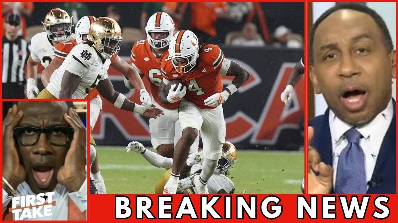 FIRST TAKE | Shannon: "Carson Beck just proved he's the guy" - ND win ...