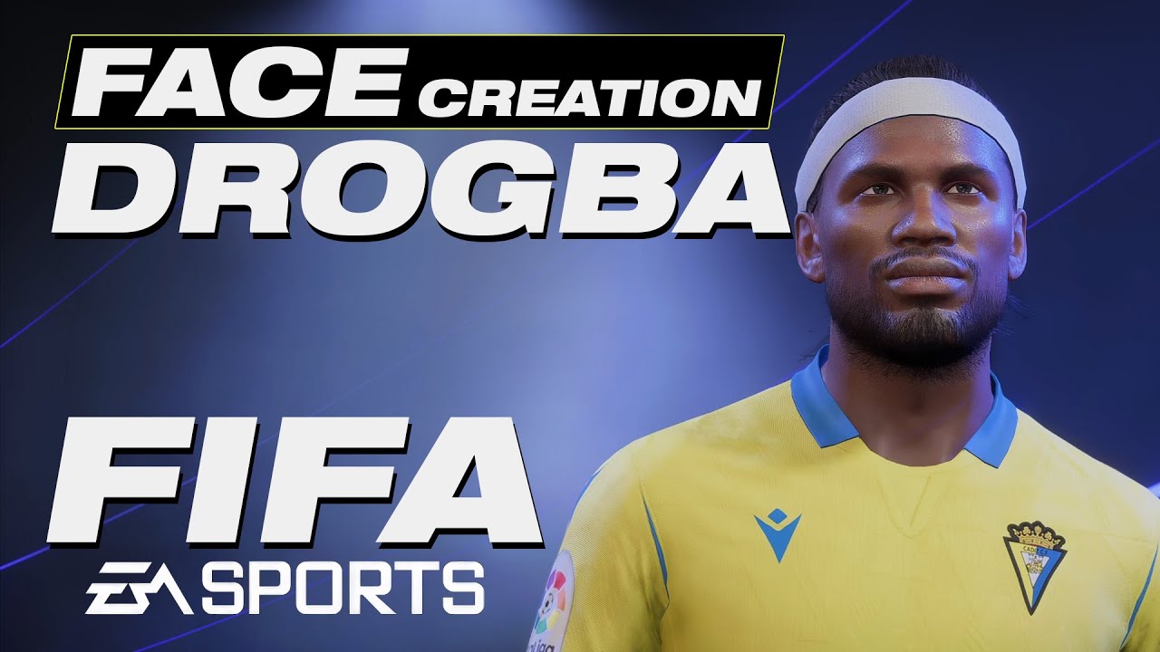DROGBA Lookalike - FIFA Face Creation - YouTube