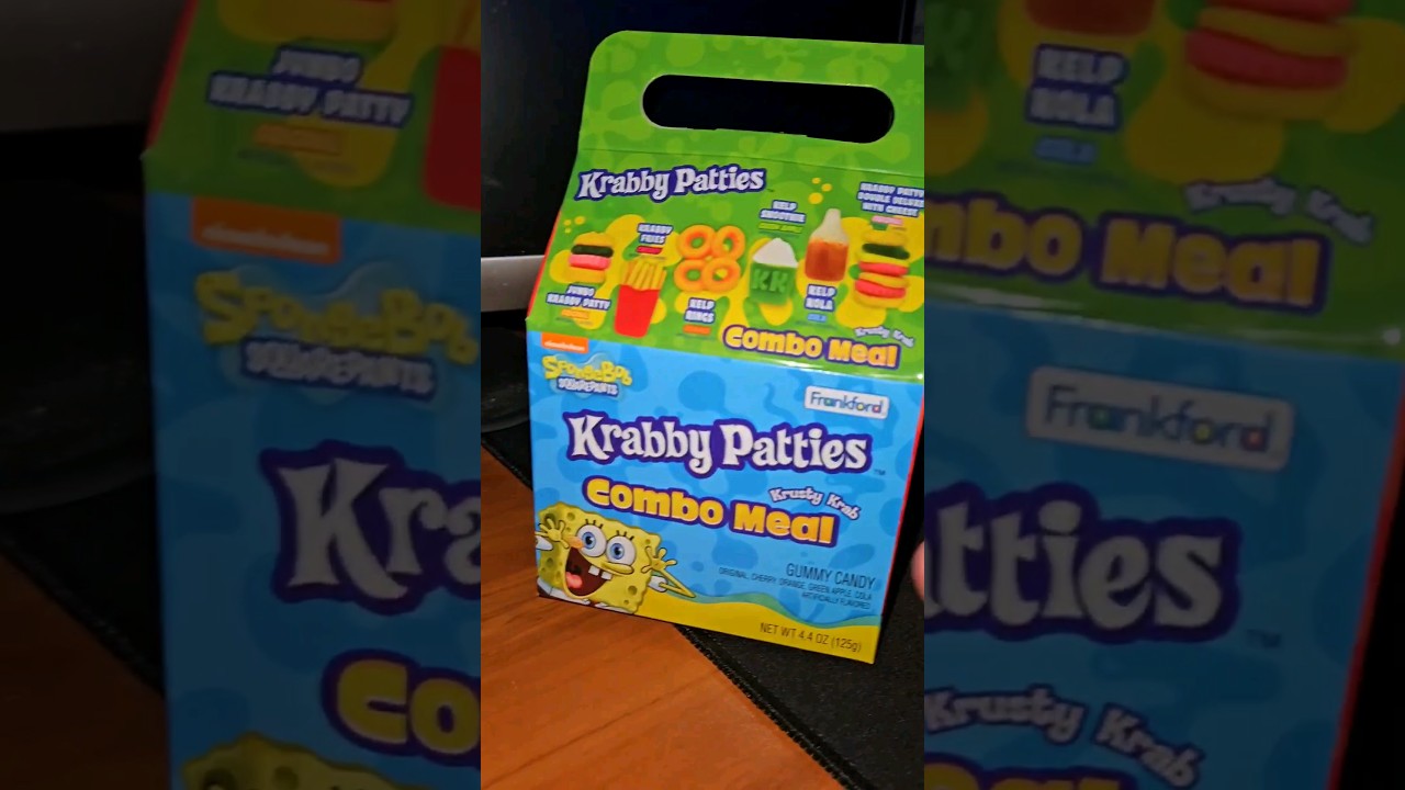 Trying the NEW SpongeBob Happy Meal! - YouTube