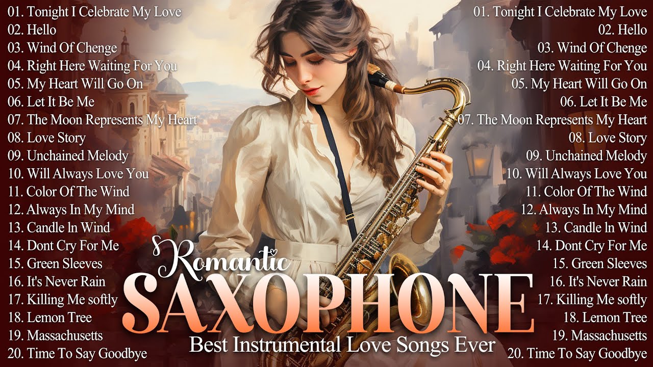 Saxophone 2024 | Best Saxophone Covers 2024 ♫ Sax Love Songs Playlist ...
