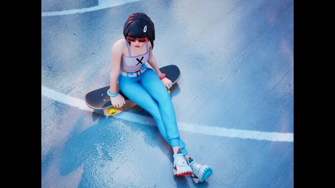 Fortnite Evie Skin - GAMEPLAY - YouTube