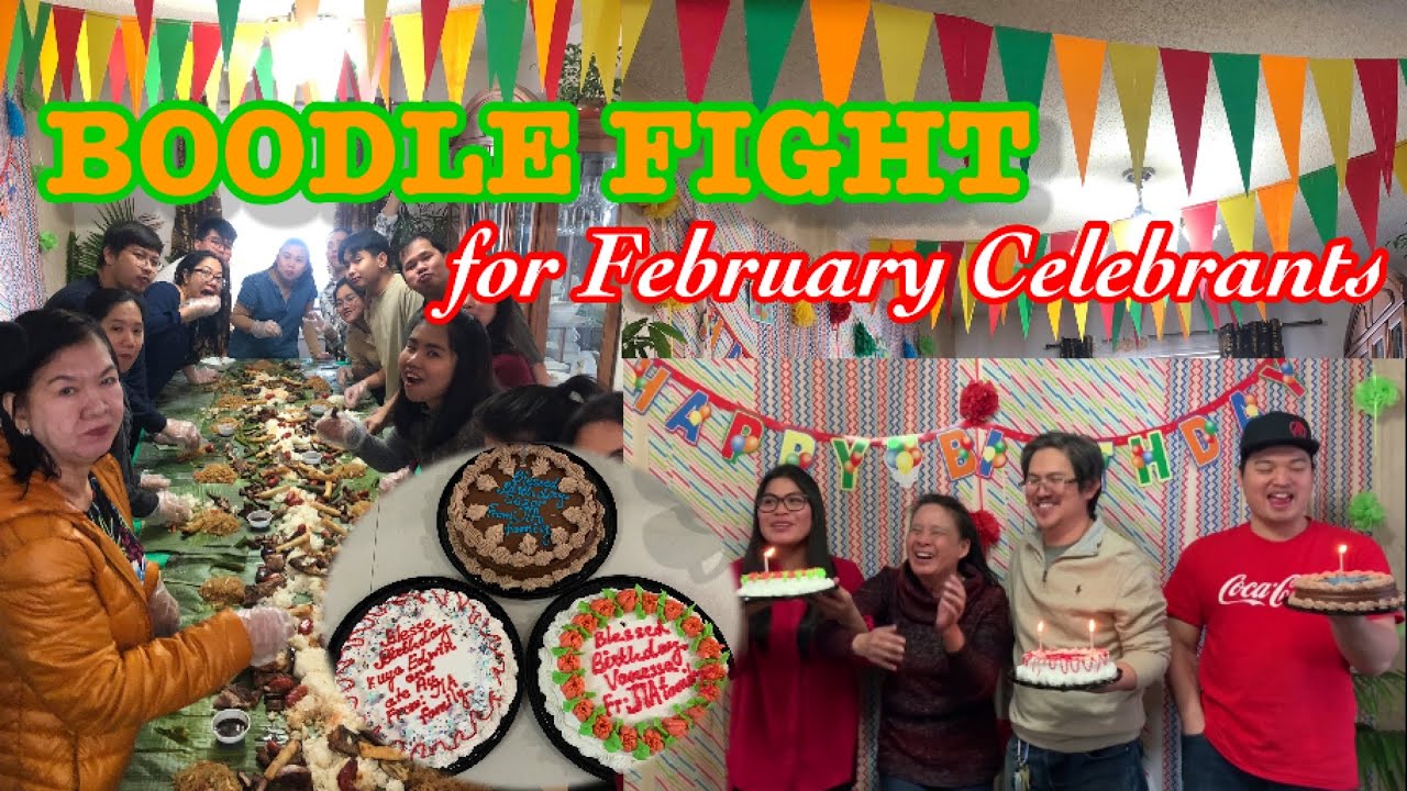 FILIPINO BOODLE FIGHT | BUDOL-BUDOL FIGHT | FEBRUARY CELEBRANTS | BUHAY ...