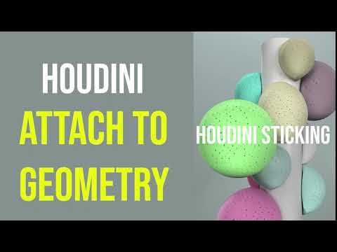 Vellum Attach to geometry Houdini - YouTube