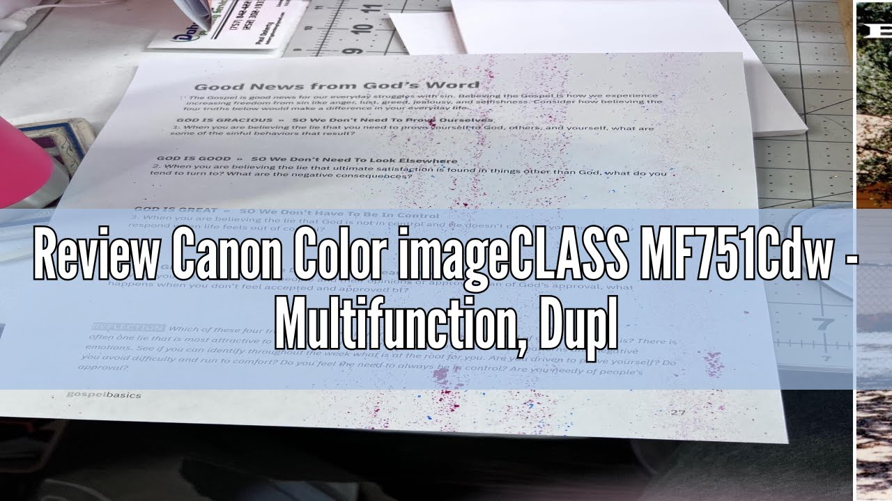 Review Canon Color imageCLASS MF751Cdw - Multifunction, Duplex ...