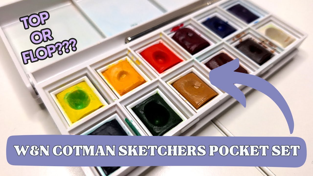 Winsor and Newton Cotman Watercolour Sketchers’ Pocket Set Review # ...