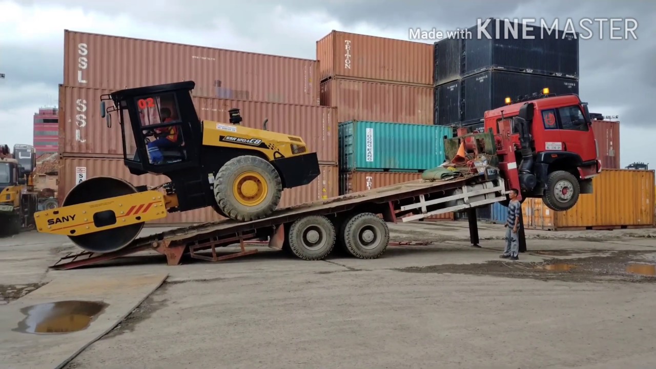 Roll off | SANY | VIBRO ROLLER - YouTube