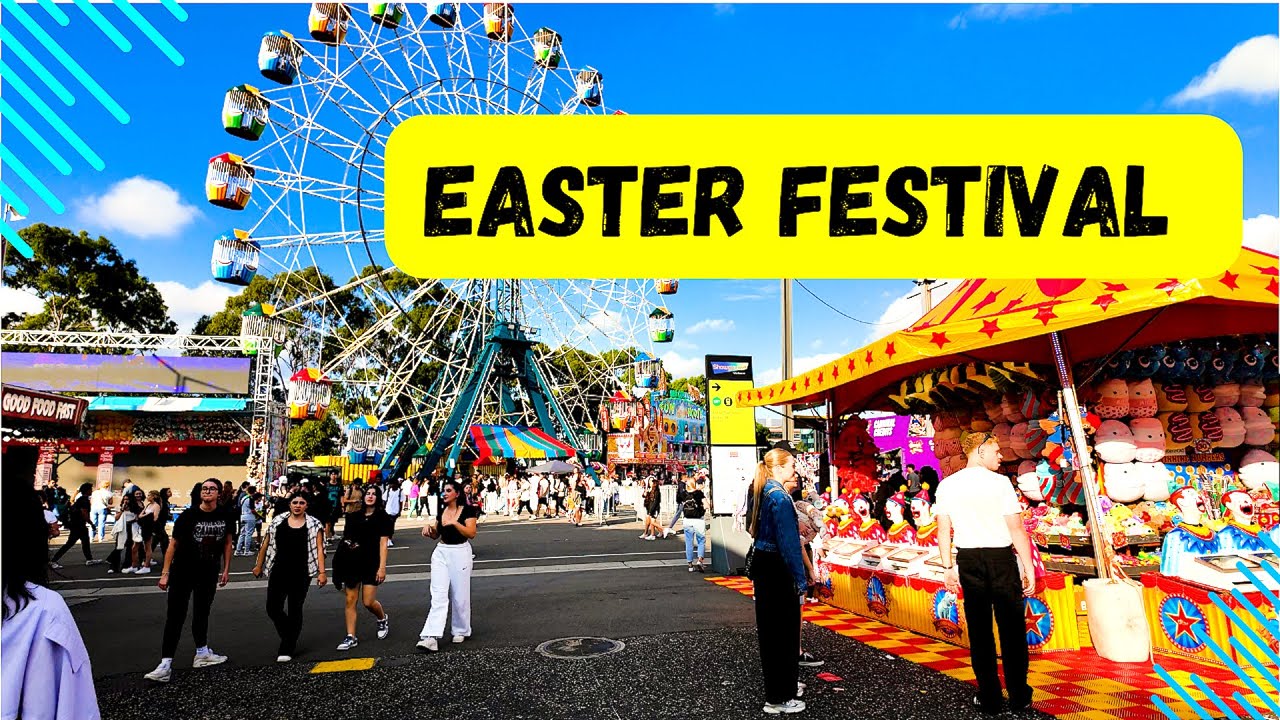 Australia Sydney Walking Tour - Vibrant Easter Festival #explore # ...