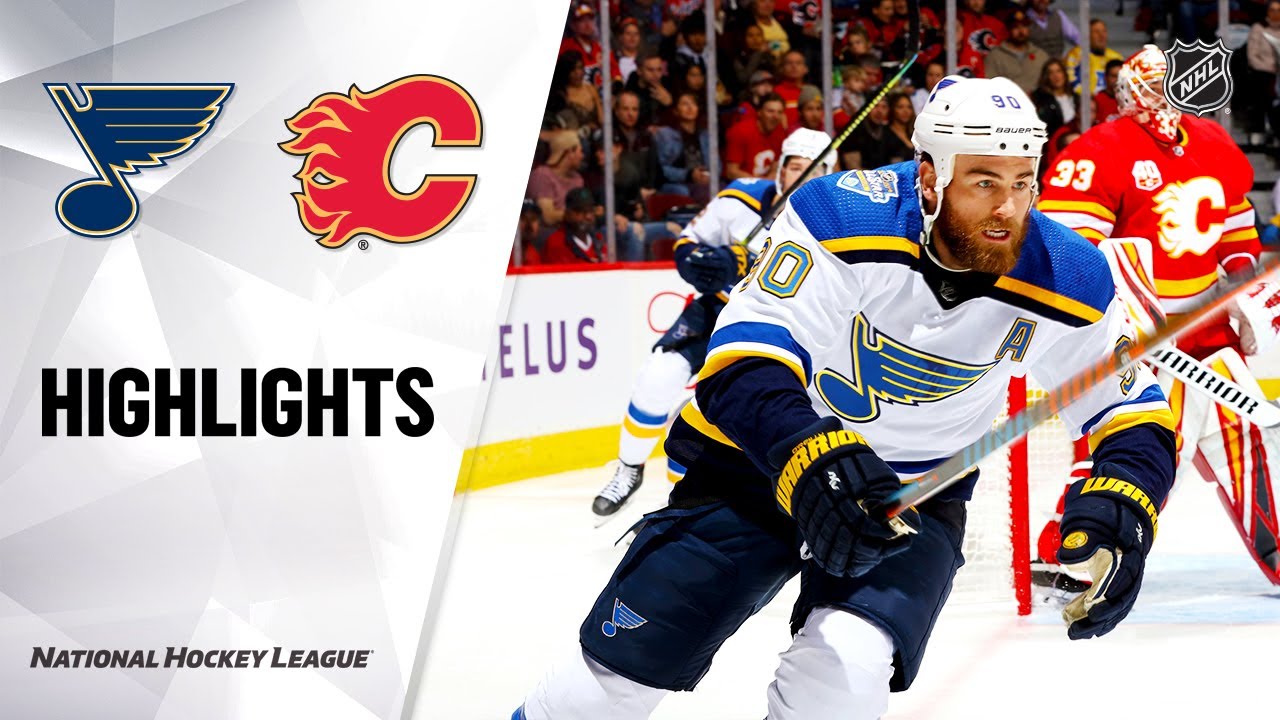 NHL Highlights | Blues @ Flames 11/09/19 - YouTube