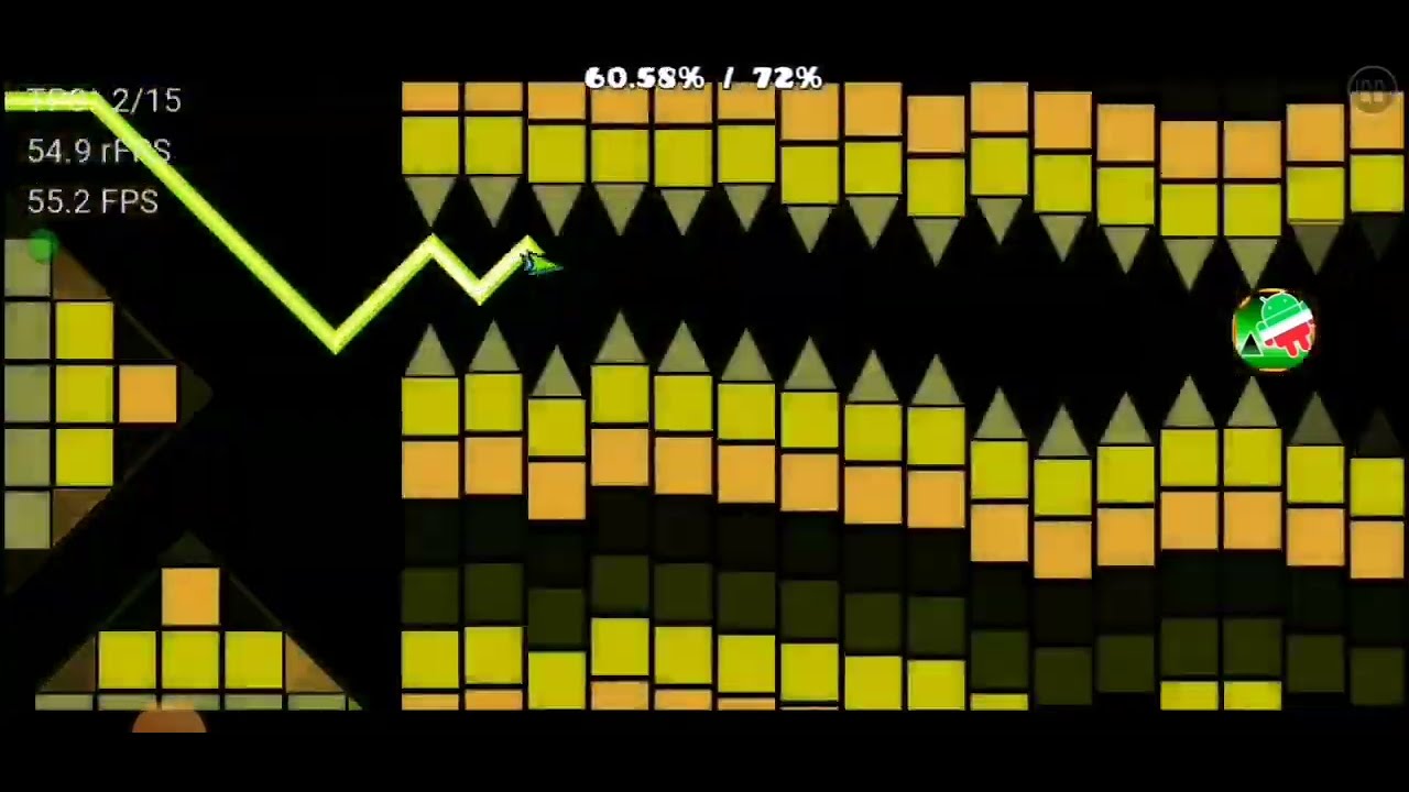 GD On Mobile Is SUS💀 (Playing Wave Challenges) Geometry Dash. - YouTube