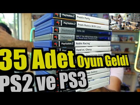 35 Adet Oyun için Pazarlık PS2 ve PS3 Oyunları