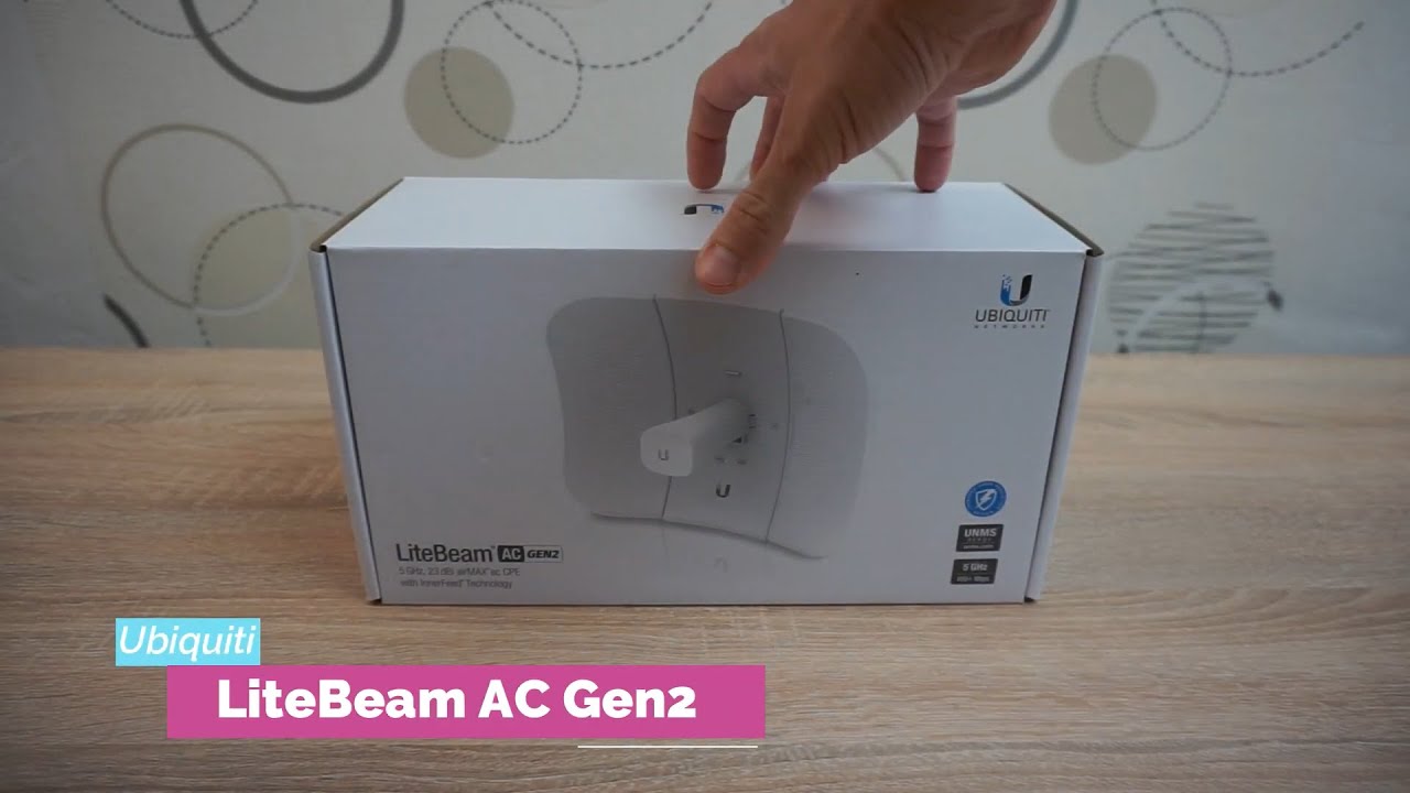 UBiQUiTi LBE-5AC-GEN2 LiteBeam Access Point - YouTube