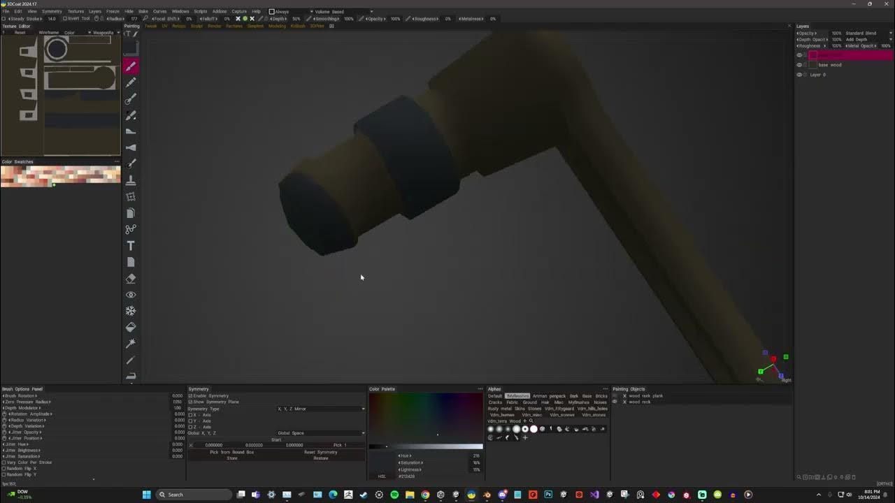 Highlight: Game Dev Day 318 / Part 2 - Making assets props ready for hand painting - YouTube