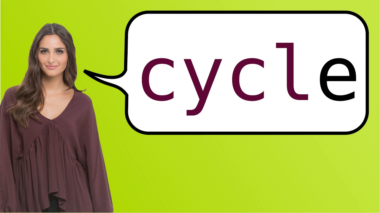 How to say 'cycle' in French? - YouTube