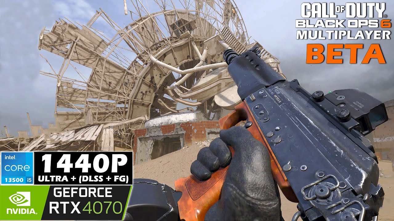COD Black Ops 6 Beta I RTX 4070 + i5 13500 I 1440p Ultra + DLSS + FG ...