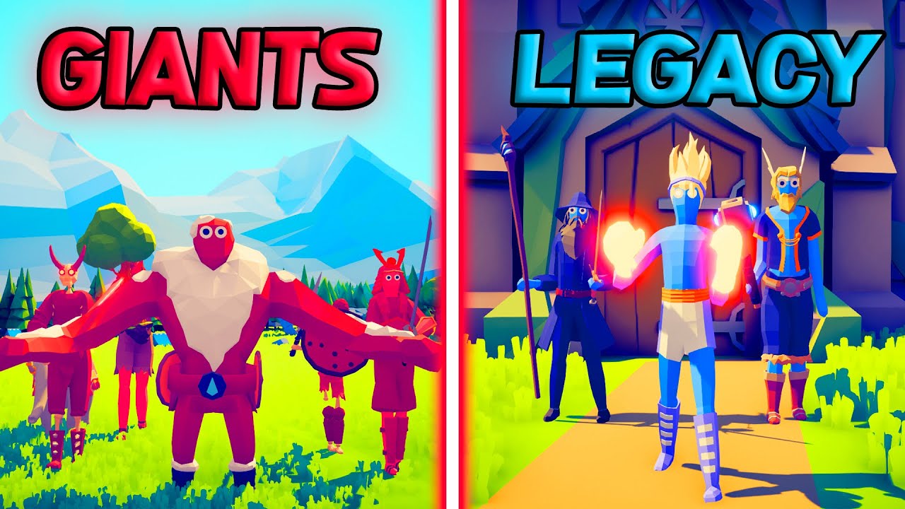 GIANT UNITS TEAM vs LEGACY TEAM - Totally Accurate Battle Simulator ...