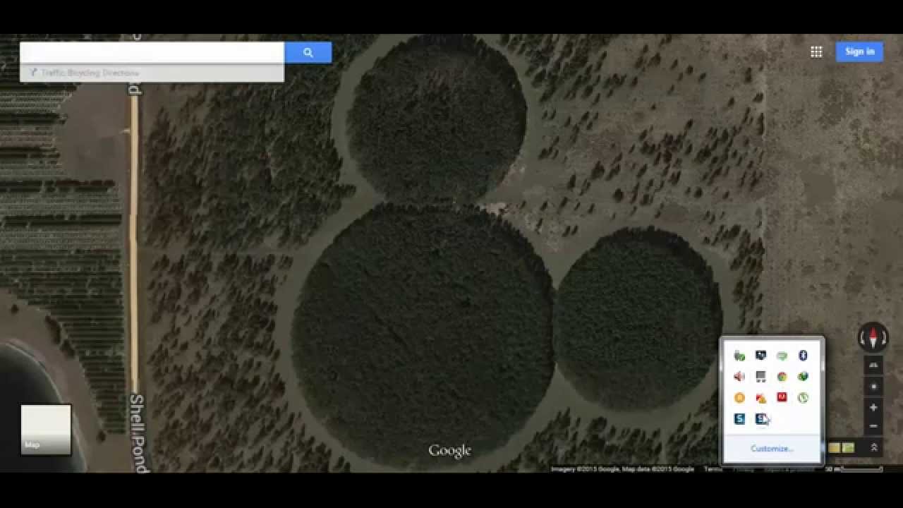 Caught on GOOGLE Map : Floating Mickey mouse head - YouTube