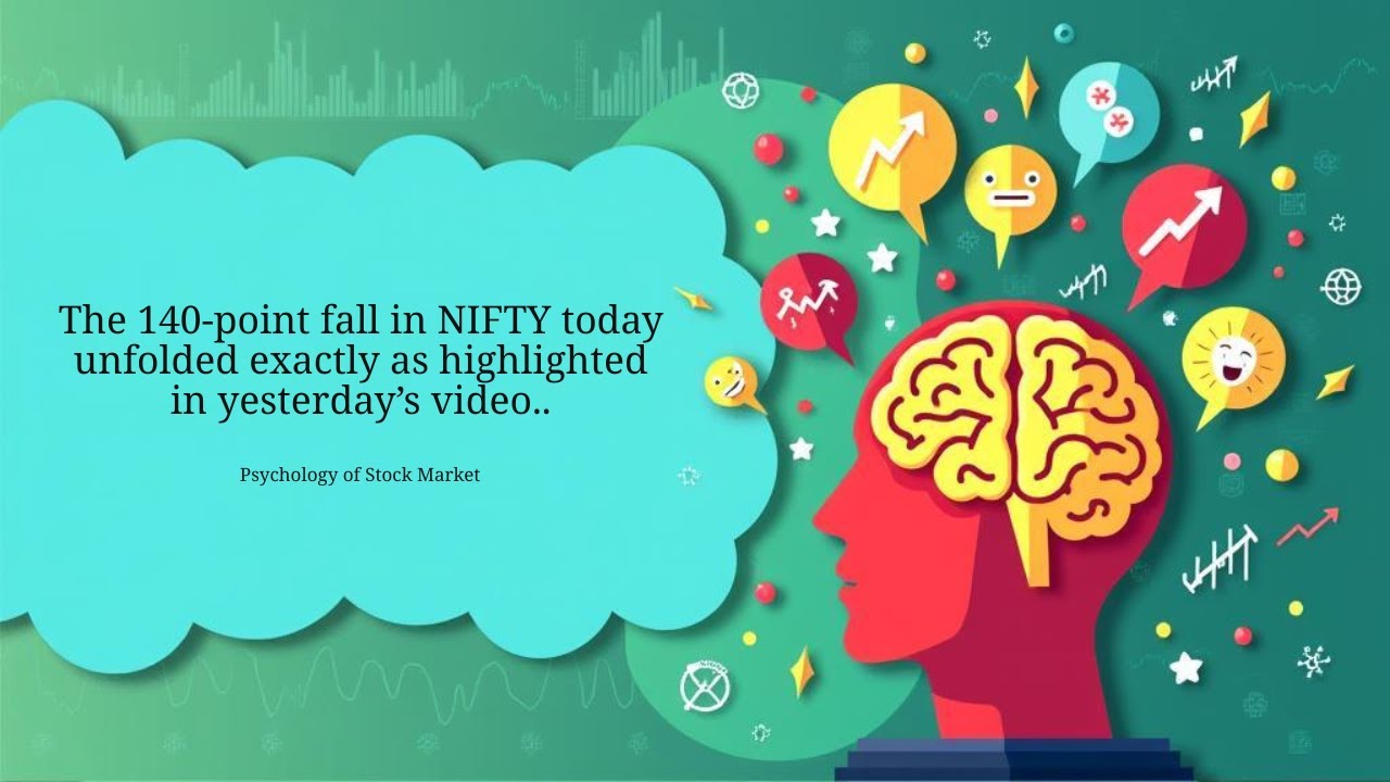The 140-point fall in NIFTY today unfolded exactly as highlighted in ...