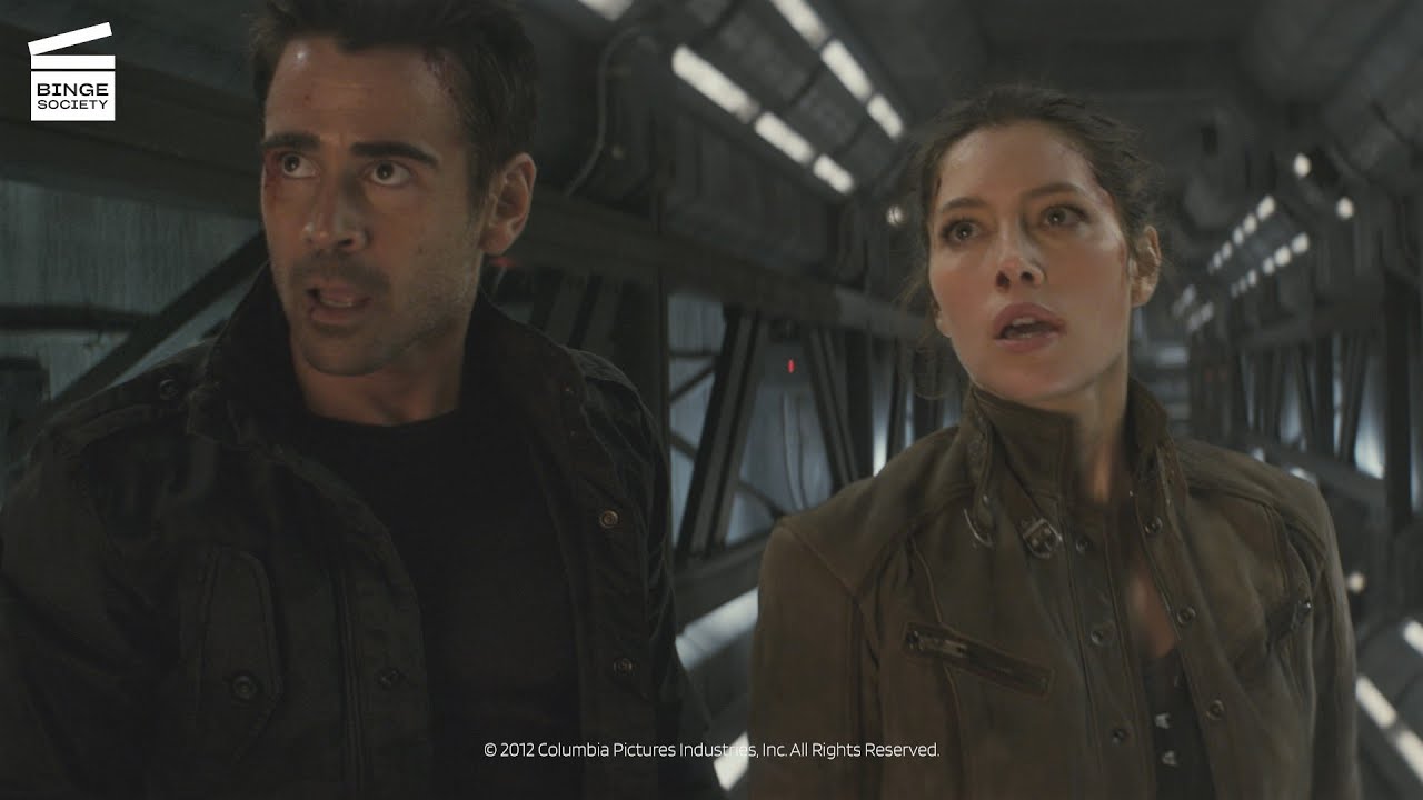 Total Recall : Scène de l’explosion de l'ascenseur (CLIP HD) - YouTube