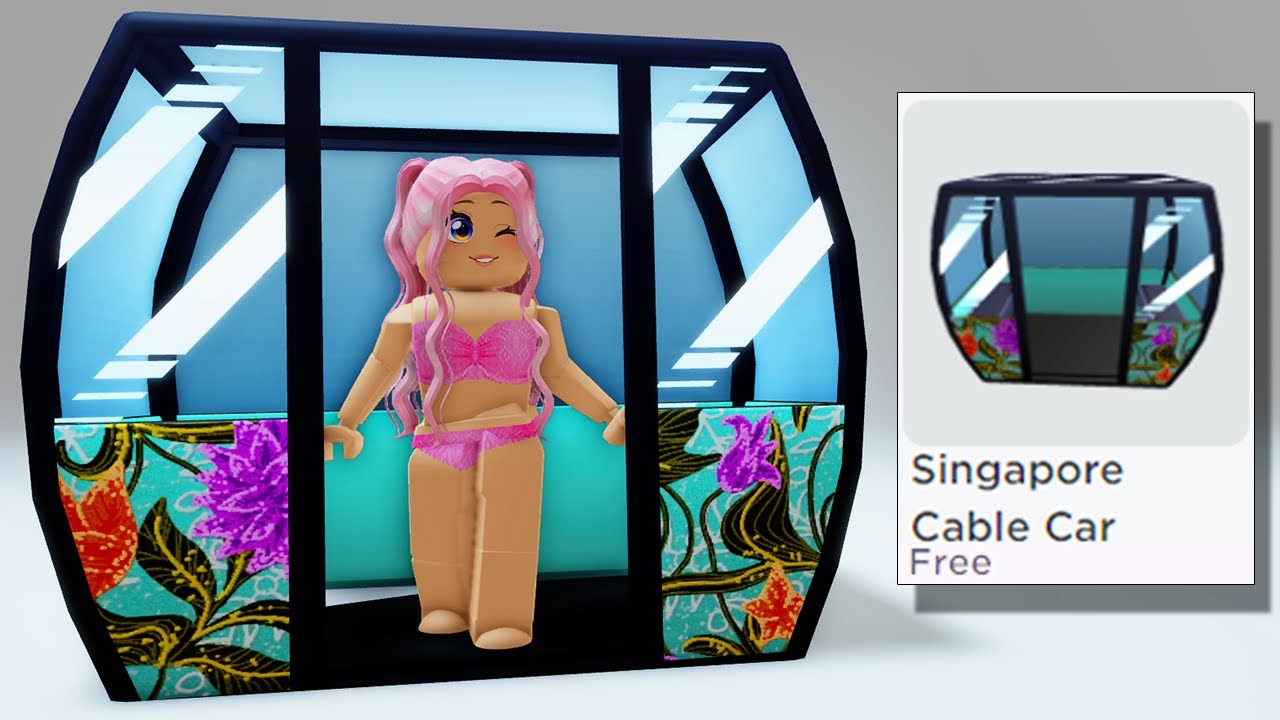 *EASY* GET THIS FREE *GIANT* CABLE CAR ITEM NOW 😲 Roblox SINGAPORE ...