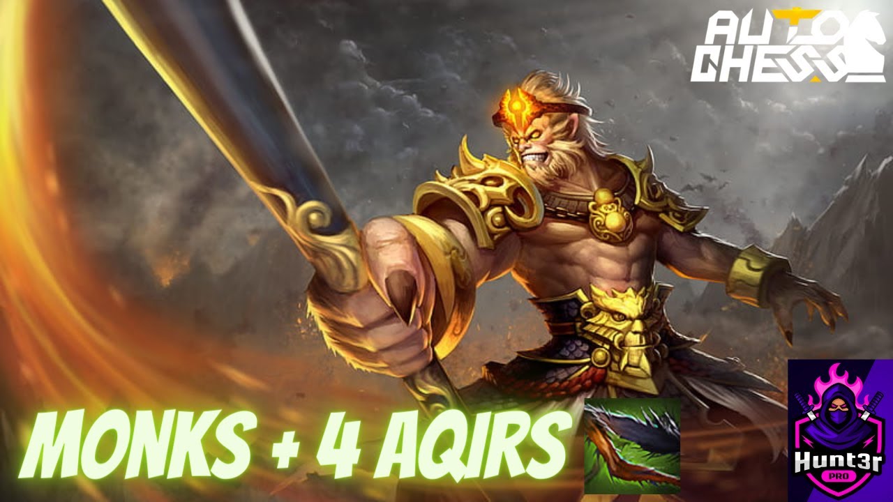 Dota 2 Auto Chess Monks + Aqirs [Rook + Gameplay] - YouTube