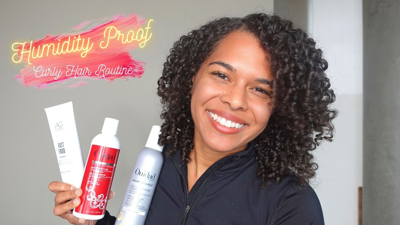 Curly Hair Products for Humidity and Frizz | Summer Curly Hair Routine ...