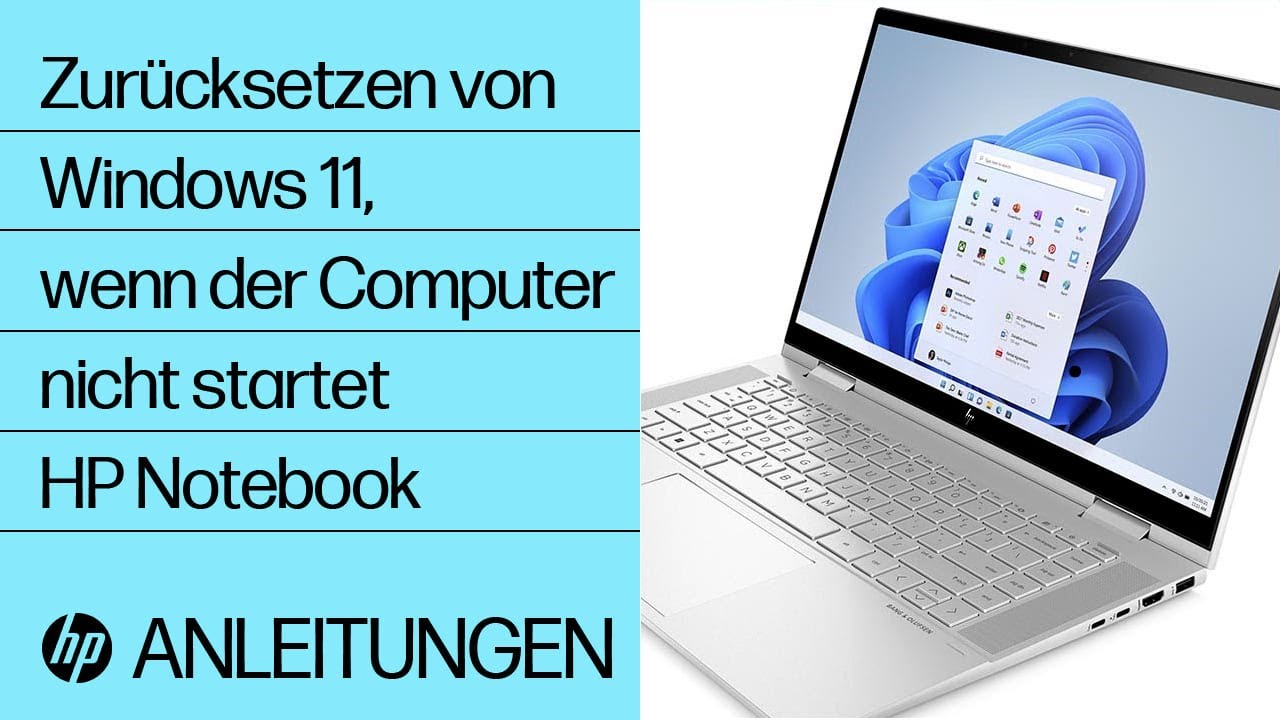 So setzen Sie Windows 11 zurück, wenn Ihr HP Computer nicht startet ...