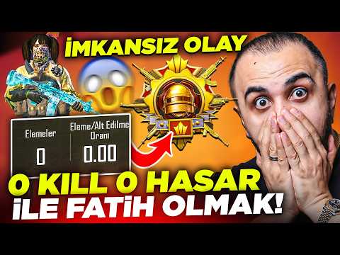 HİÇ KİLL ALMADAN 0 HASAR İLE FATİH LİGİNE ÇIKMAK 😱 İMKANSIZI BAŞARDIK! | PUBG Mobile