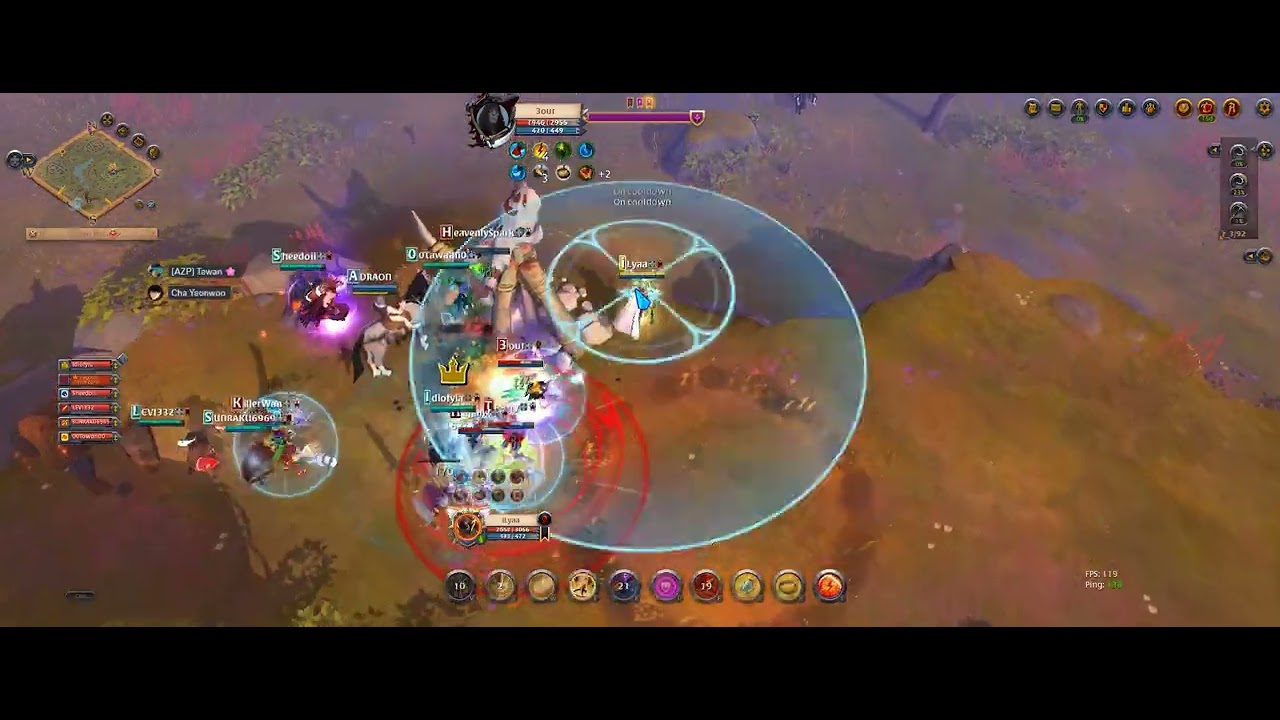 Albion Online: Caerleon Fights (Heal POV) - YouTube
