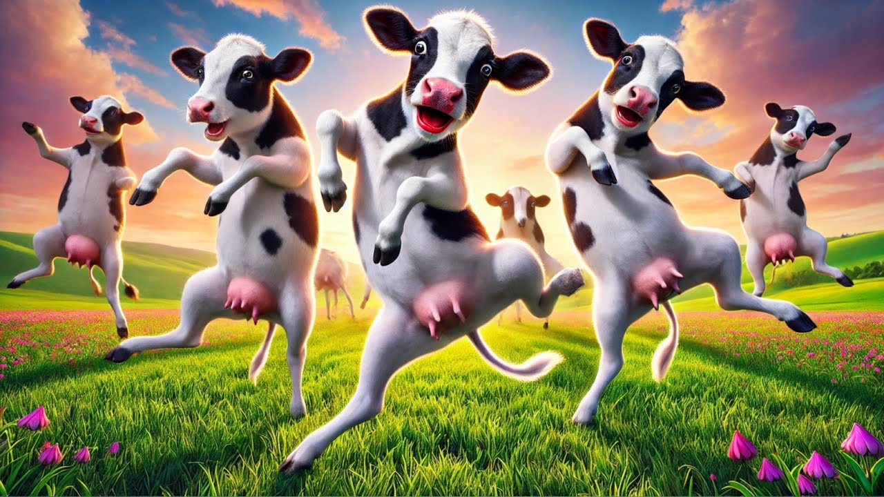 100% ultra Hilarious Cow Dance Compilation 2025 ! Funny Cow Dance ...